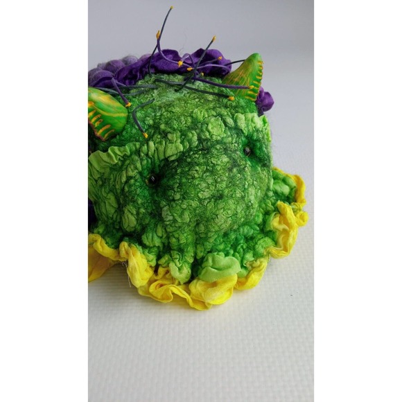Handmade | Toys | Ooak Toy Alien Green Snail Mamury Handmade Felted ...